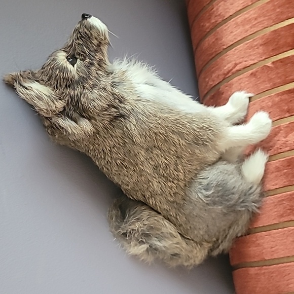 Vintage | Accents | Vintage Furry Wolf | Poshmark